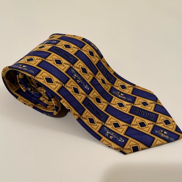 Ohlins | Accessories | Ohlins Motorsports Silk Tie Goldpurple | Poshmark